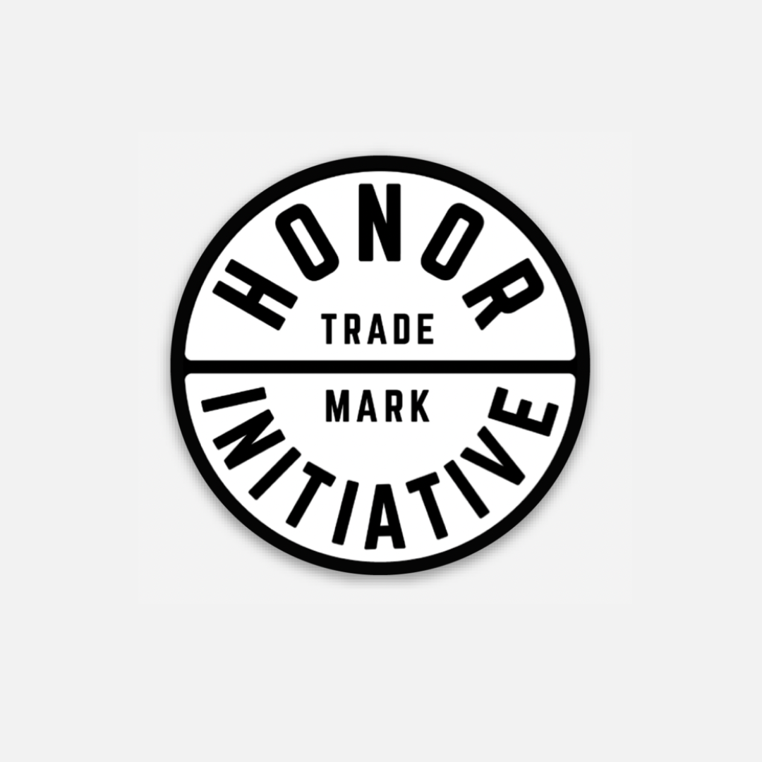 Insignia Sticker | White – Honor Initiative®